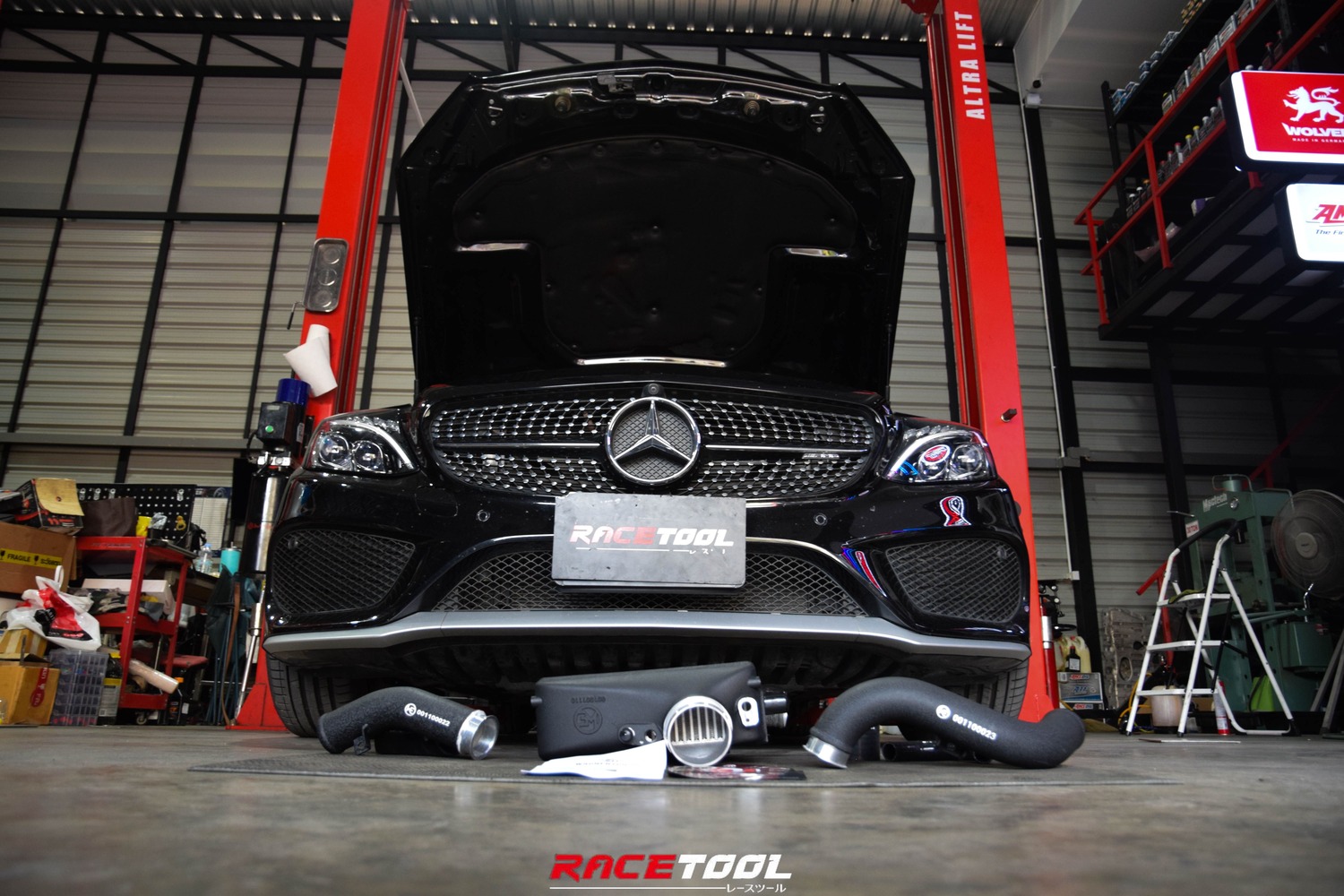 Mercedes Benz C43 AMG ติดตั้ง Wagner Intercooler และกรองอากาศ BMC ...