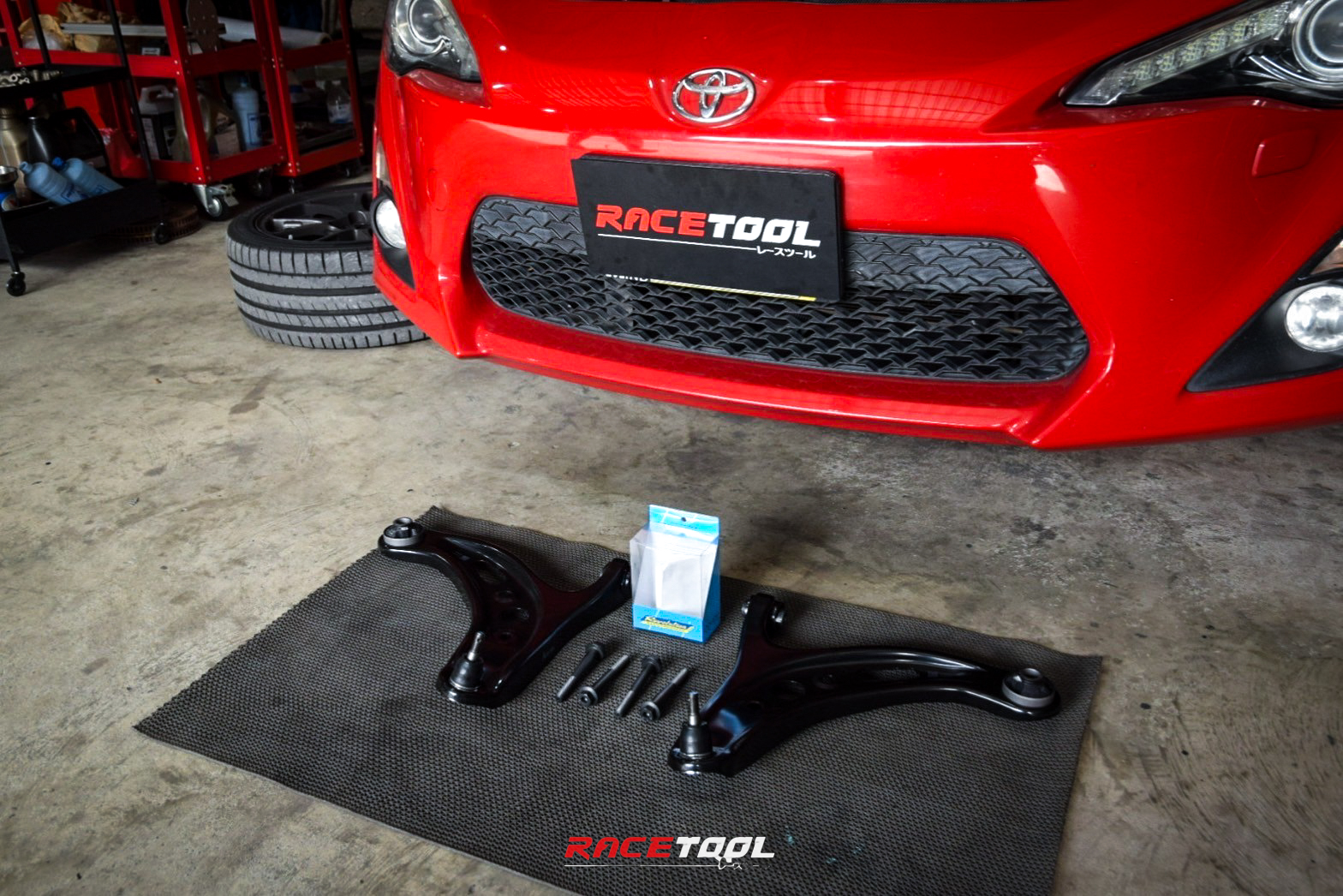 Toyota GT86 เปลี่ยนปีกนก น๊อต Subframe Revolution - RACETOOL ติดตั้ง ...